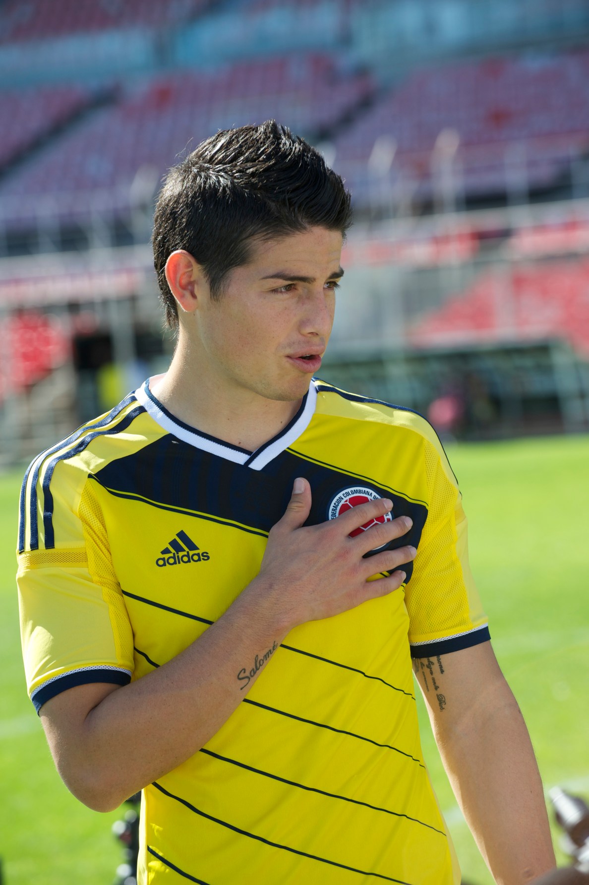 World Cup 2014 football kit release: adidas unveils new Colombia kit ...